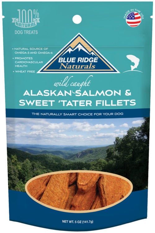 Salmon and Sweet Potato Fillets for Dogs – Blue Ridge Naturals