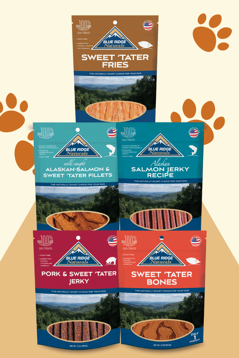 Best Sellers Intro Sampler - 5 bags of treats – Blue Ridge Naturals